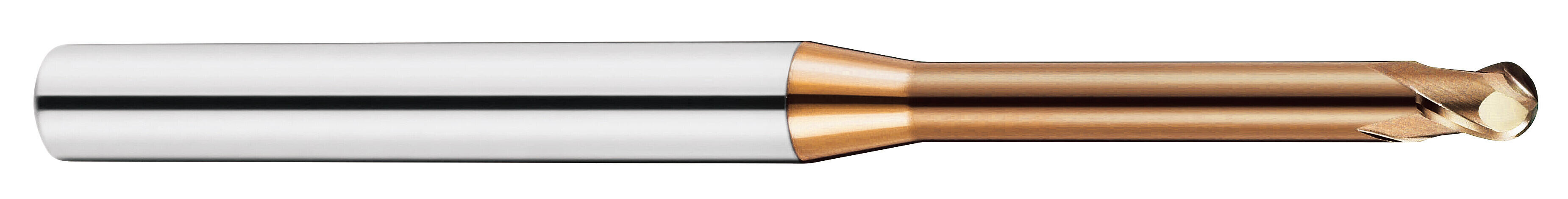 2 Flute long neck Ball Nose for HRC70-V70BF