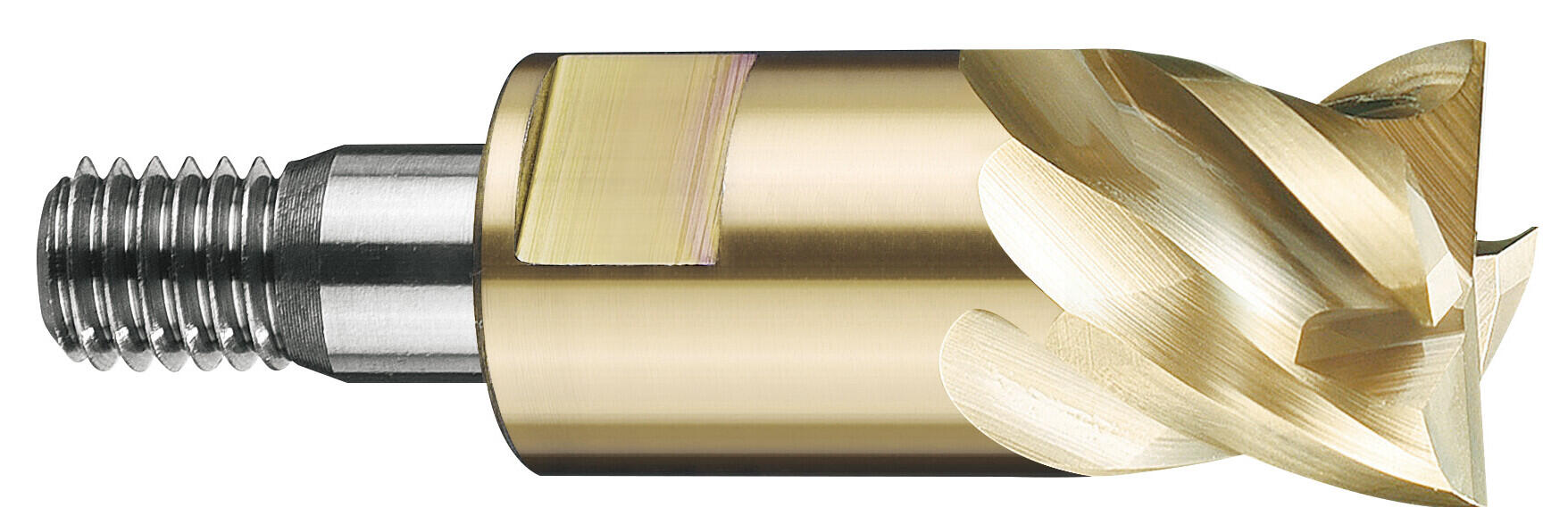 Variable helix angle and unequal flute spacing offer great stability ...